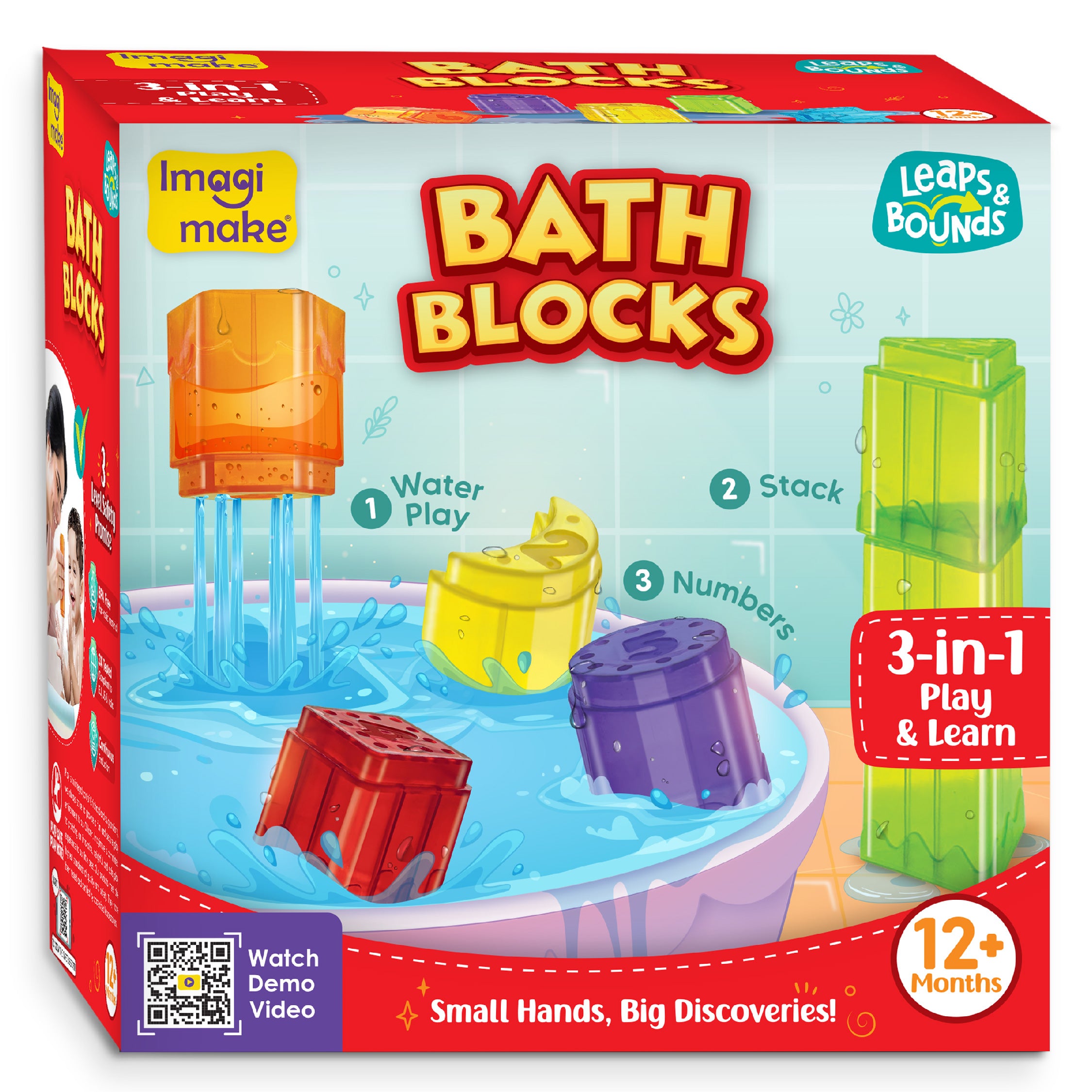 Leaps & Bounds - Bath Blocks – Imagimake