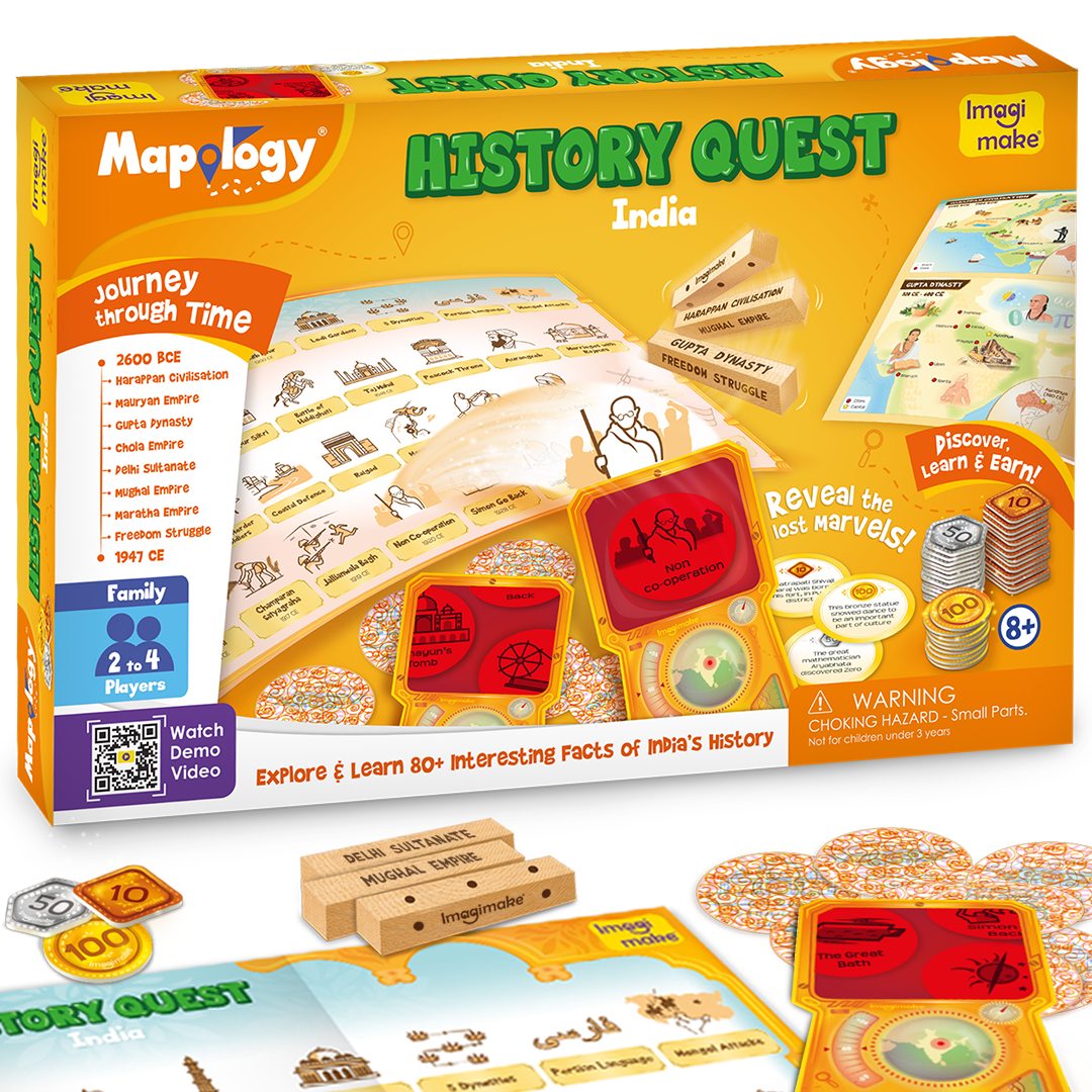 Mapology History Quest India – Imagimake