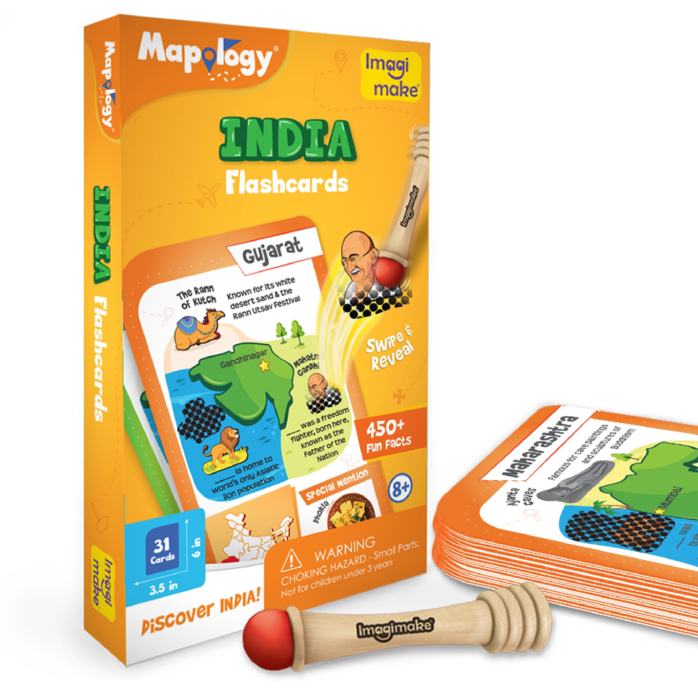 Mapology India Flashcards – Imagimake