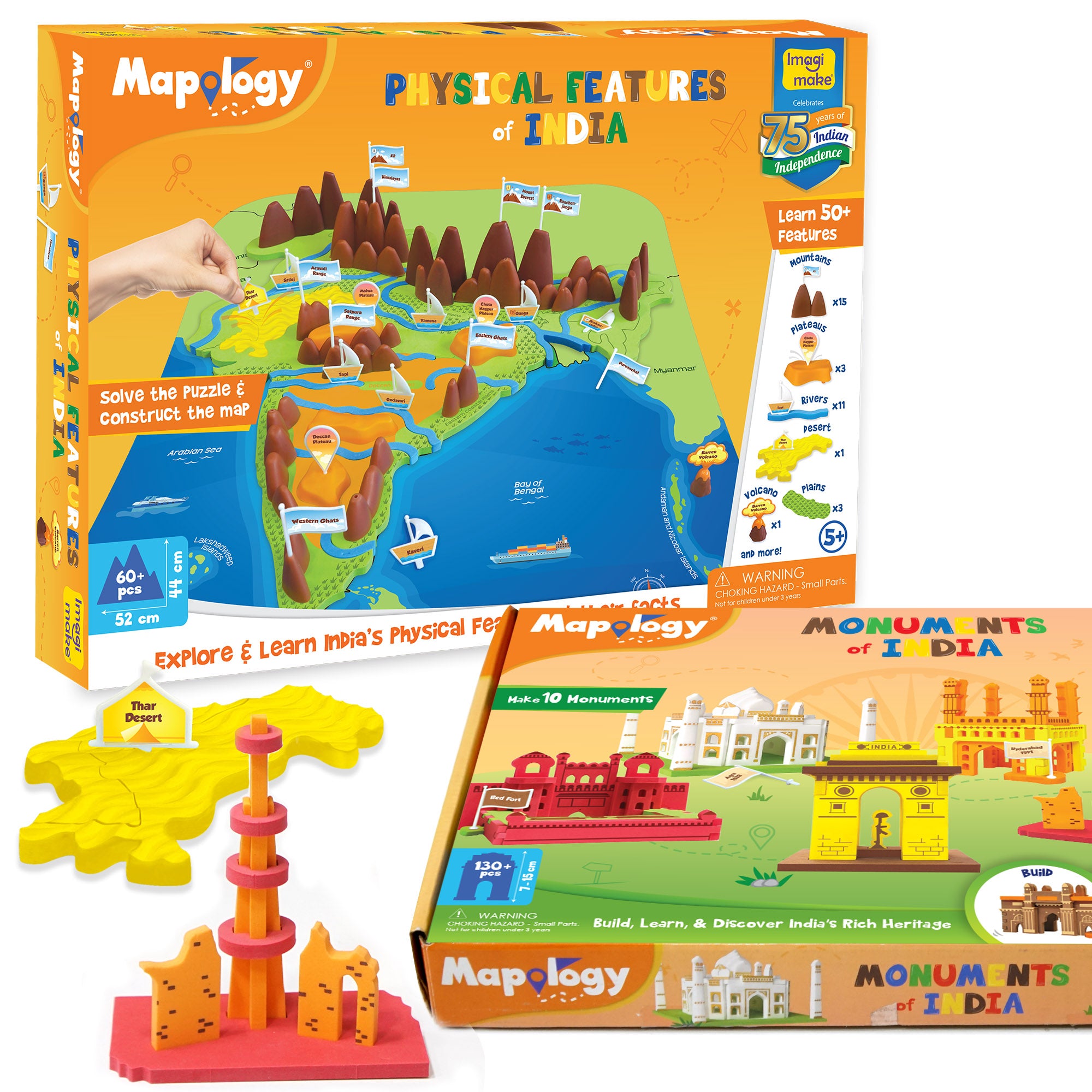 Mapology - Physical Features and Monuments of India – Imagimake