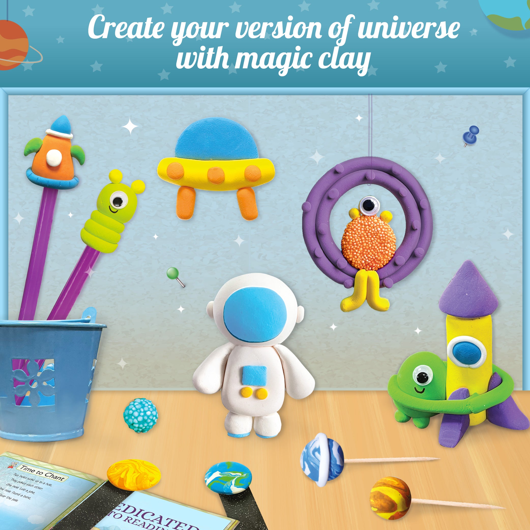 Magic Clay - Space Theme – Imagimake