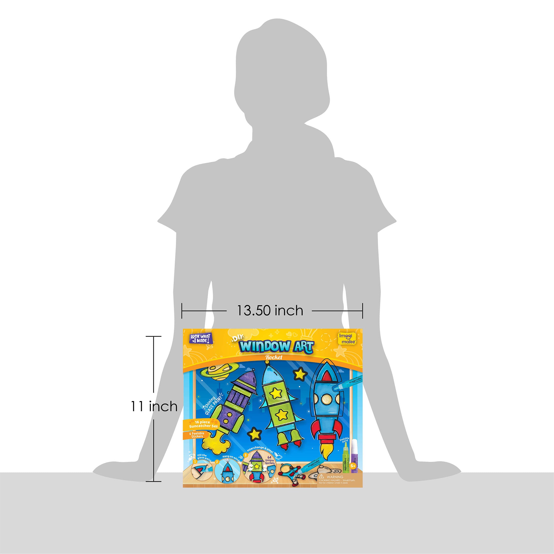 Window Art - Rocket – Imagimake