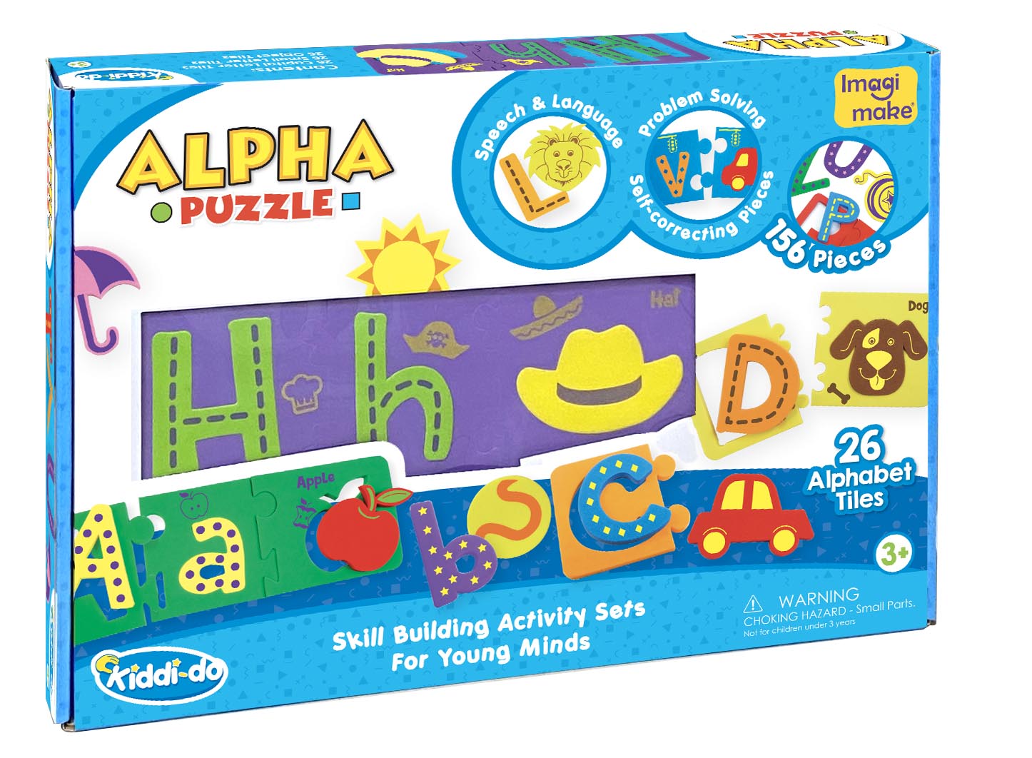 Alpha Puzzle- Self Correcting Puzzle to Learn Small & Capital Alphabets – Imagimake