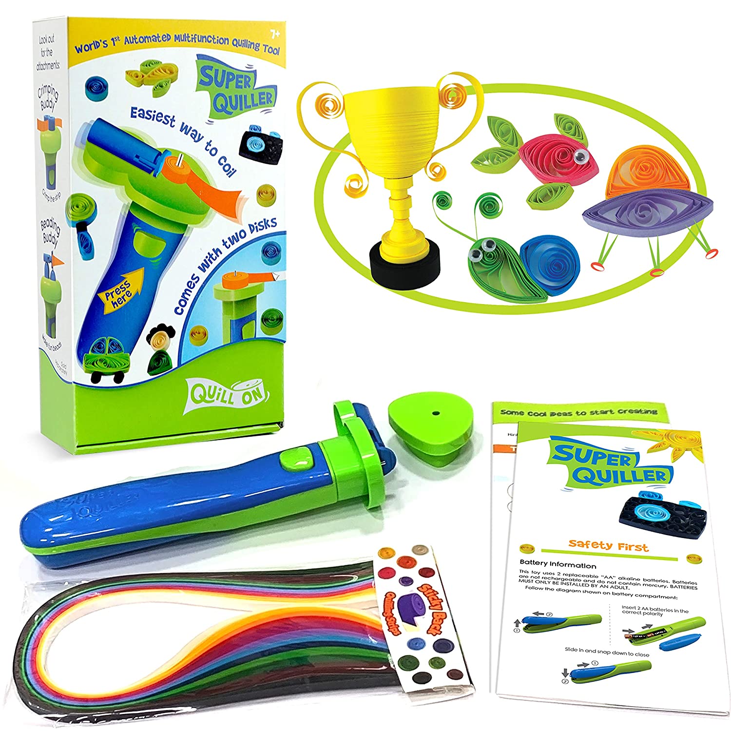 Super Quiller Automated Multifunction Paper Quilling Tool – Imagimake